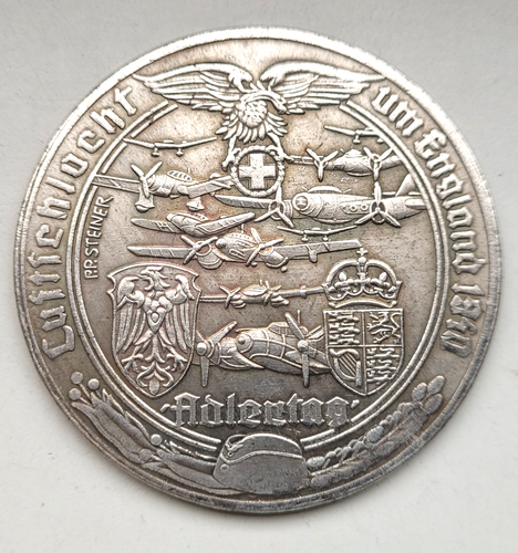 WW2 Eagle Day Battle of Britain 1940 German Military Table desk medal N ...