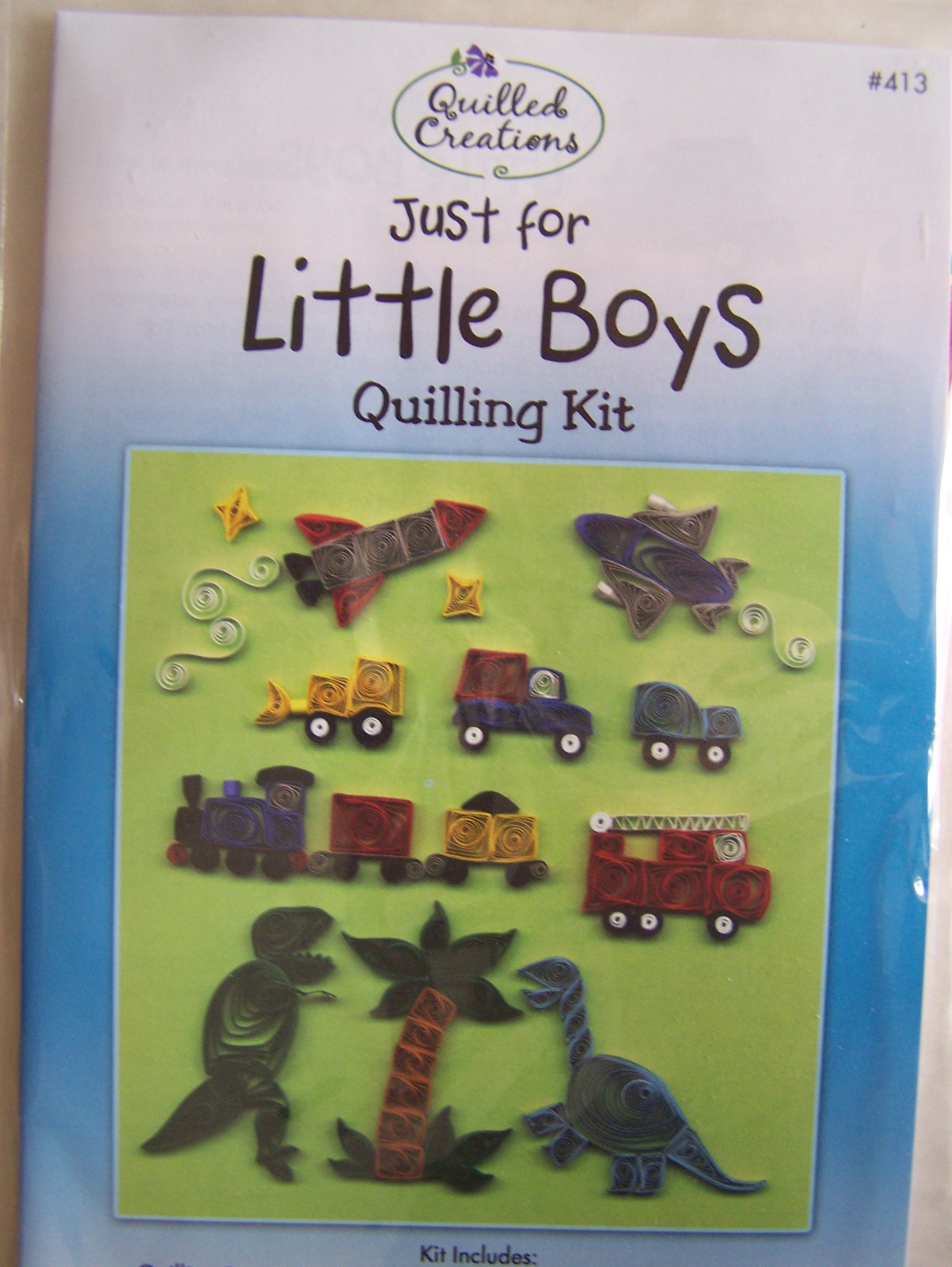 Just for Little Boys Quilling Kit Instructions & Paper | eBay