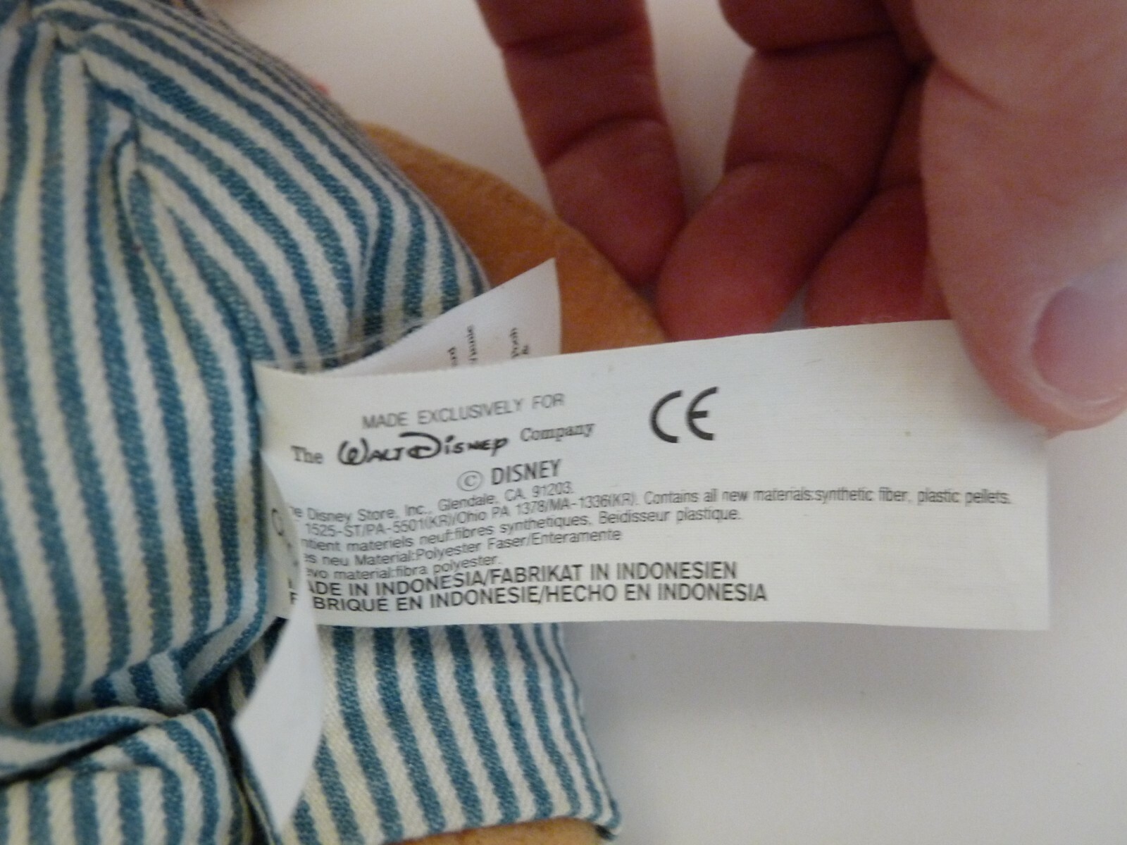 Disney Store Choo Choo Pooh Bear Train Engineer 8 inch 20 cm Plush New ...