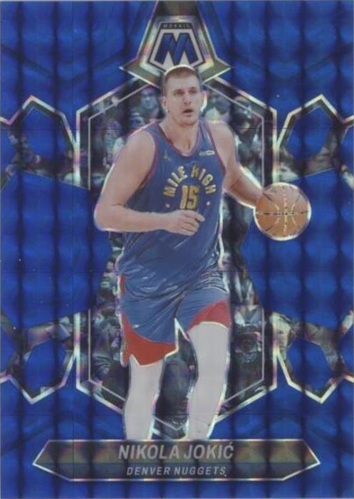 2023-24 Panini Mosaic - Nikola Jokić #47 Blue Mosaic Prizm /199 for ...