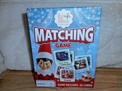 THE ELF ON THE SHELF CHRISTMAS MEMORY MATCH MATCHING FAMILY GAME NEW ...