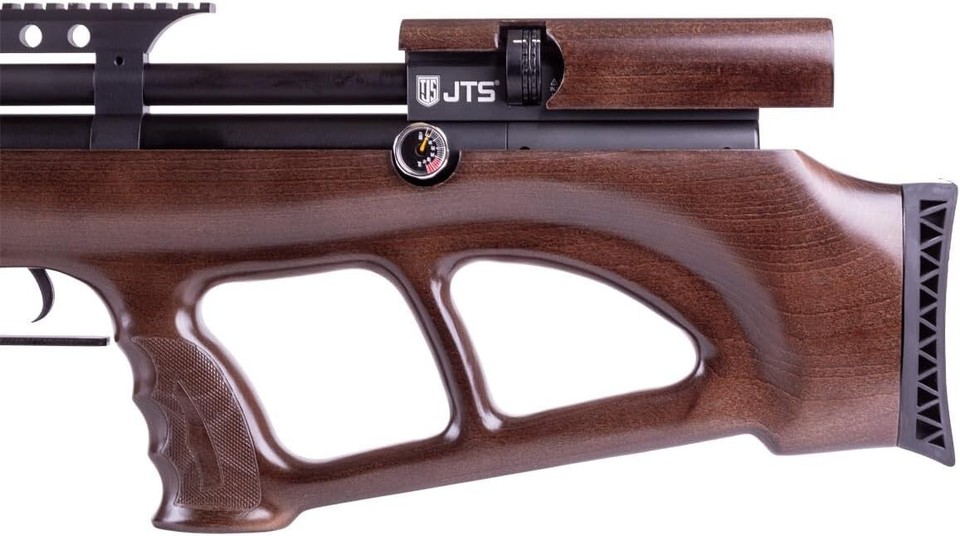 JTS Brawn BullPup Bull Pup Sidelever Wood Stock PCP Repeater Air Rifle ...