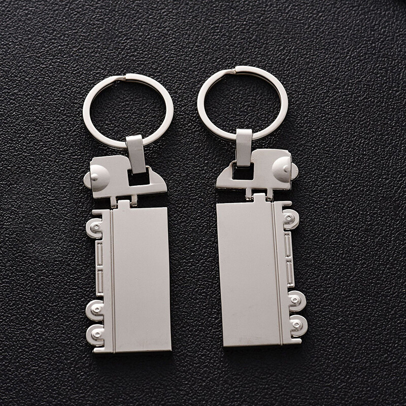 3D Truck Model Shaped Trendy Keychain Car Key Holder Key Chains Pendant ...