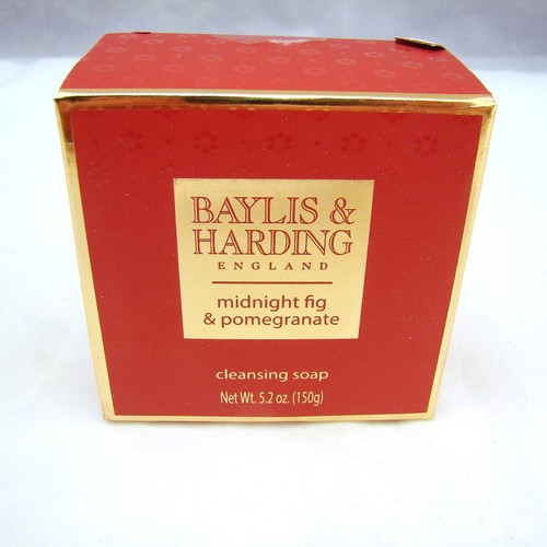 Baylis & Harding MIDNIGHT FIG & POMEGRANATE Cleansing Soap 5.2 oz 150 g ...