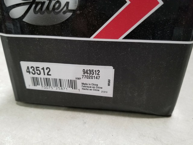 Engine Water Pump-Water Pump(Standard) Gates 43512 for sale online | eBay