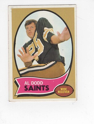 1970 Topps NFL Football card #123 Al Dodd | eBay