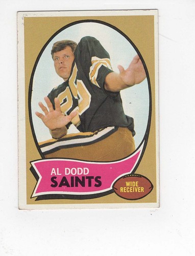 1970 Topps NFL Football card #123 Al Dodd | eBay