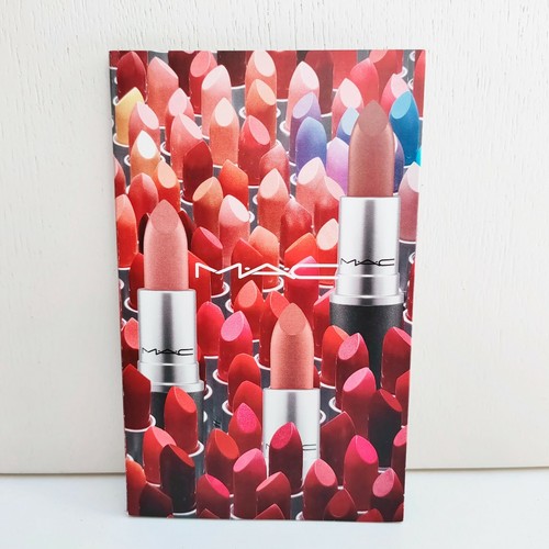 MAC Lipstick Sample Card, 3 shades tester, #Velvet Teddy / Mocha / Hug ...