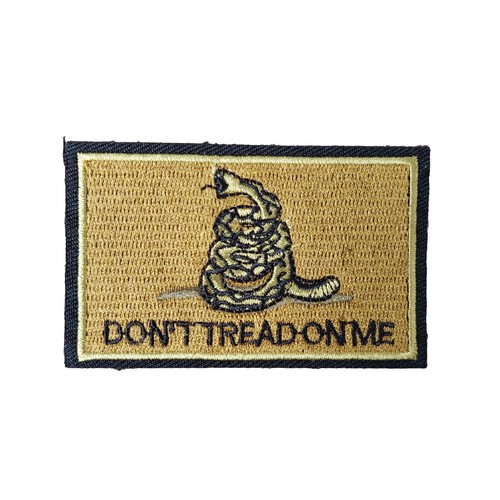 Don't Tread On Me Gadsden Flag Logo Embroidered Sew On Multicolor Snake Patch | eBay