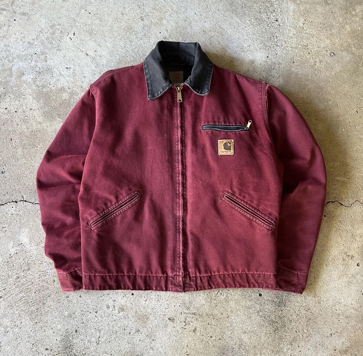Vintage Carhartt J97 Crimson Cri Size Medium | eBay
