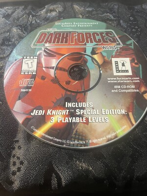 Star Wars: Dark Forces / 1994 PC IBM CD-ROM Video Game (Disc Only ...