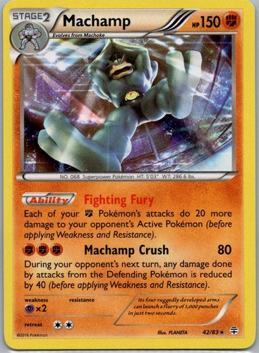 Pokemon Machamp Generations 42/83 Light Play LP+ or Better | eBay