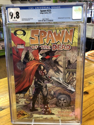 Spawn #223 CGC 9.8 Walking Dead Homage Image 2012 Low Print McFarlane | eBay