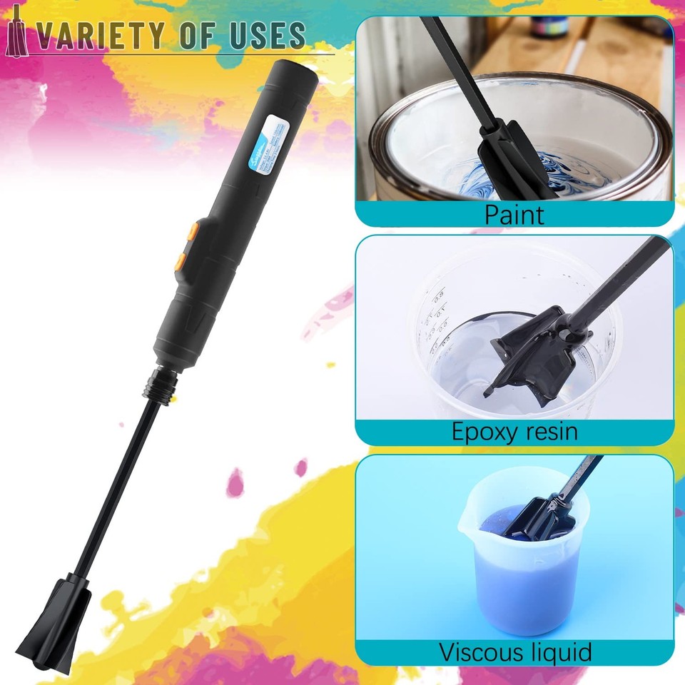 Resin Mixer Paddles,12 Pcs Epoxy Mixing Paddle Paint Mixer for Drill ...