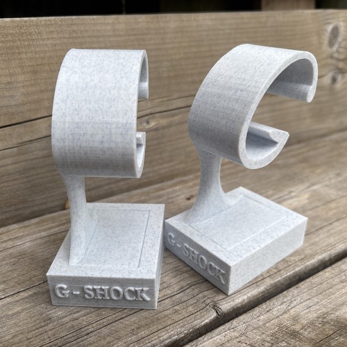 2 x G-Shock Display Stands for G Shock Watches, Blue Marble Colour, 3D ...