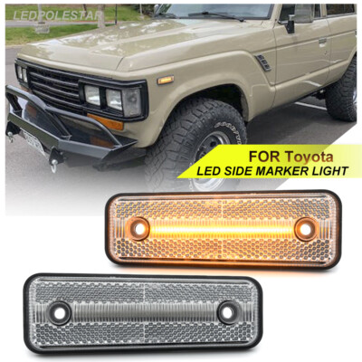 Front LED Side Marker Lamp Set For Toyota Supra Corona Celica Land ...