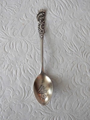 Antique Sterling Silver Souvenir Spoon Gorham Lyon Anchor G Hallmark | eBay