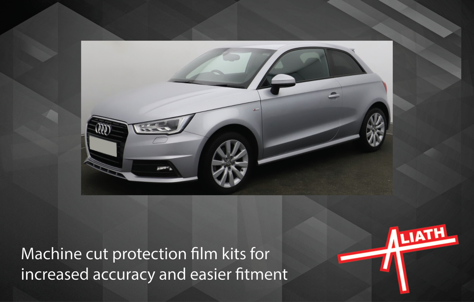 Fits Audi A1 3dr 8X 10-18 CLEAR Rear Arch Stone Chip Guard Paint ...