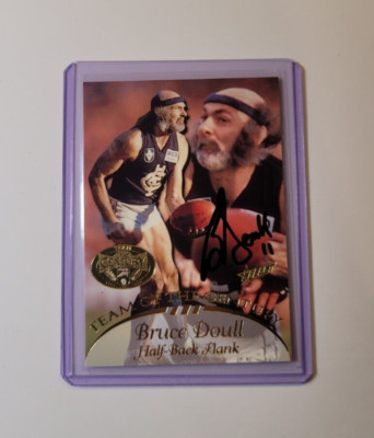 CARLTON BLUES - BRUCE DOULL SIGNED SELECT 1996 HALL OF FAME TEAM OF THE ...