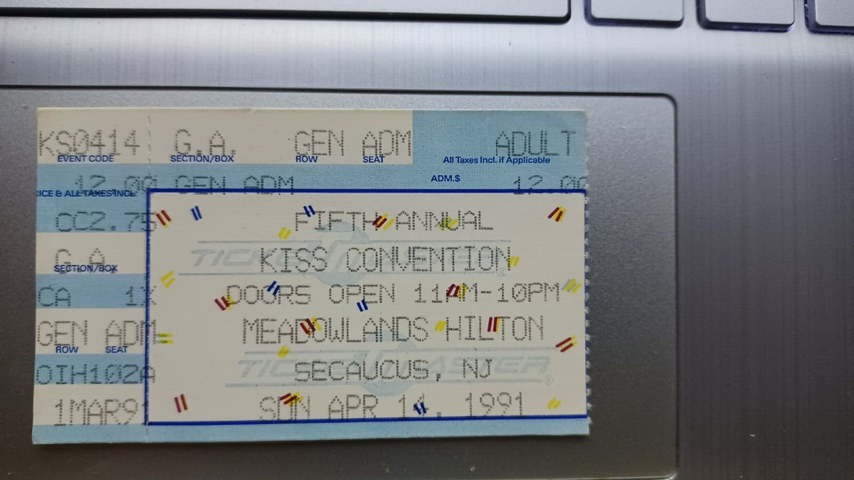 New York Kiss Expo Packet Picks Ticket Booklet