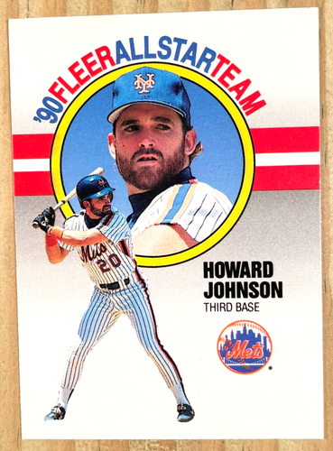 1990 FLEER HOWARD JOHNSON ALL-STAR CARD#4 NM-MT NEW YORK METS TIGERS ...