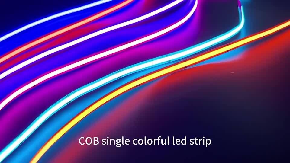Blue COB LED Neon Light Strip 12V 24V Flex Tape for Car Room Party Sign ...