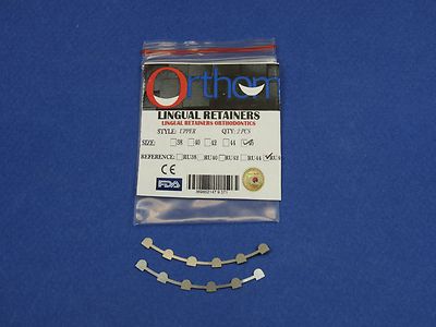 Dental Lingual Retainer Bonding Upper 3-3 With Mesh No 46 Kit/2 ORTHOM ...