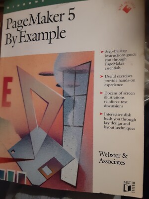 Pagemaker 5 by Example By Tony Webster, David Webster Windows ed. | eBay