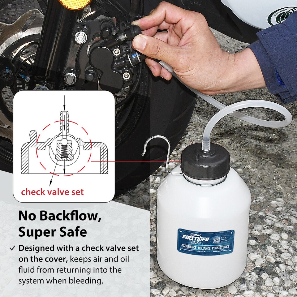 FIRSTINFO 1 Liter Economical Brake Fluid Bleeder Bottle -US | eBay