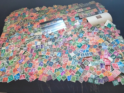 German Reich Nazi Stamps WWII Deutsches Reich Swastika Hitler ...