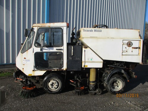 Scarab Minor road sweeper diesel street cleaner johnston delivery ...