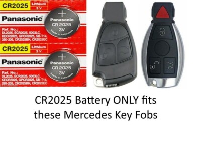 Remote Key Fob Replacement Battery for MERCEDES Smart Key - Panasonic ...
