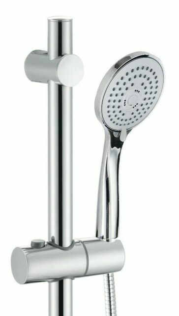 Buyaparcel Shower Riser Rail Kit with Shower Head/Hose/Soap Dish ...