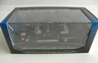 1/43 Atlas CADILLAC limousine décapotable Queen Elisabeth II | eBay