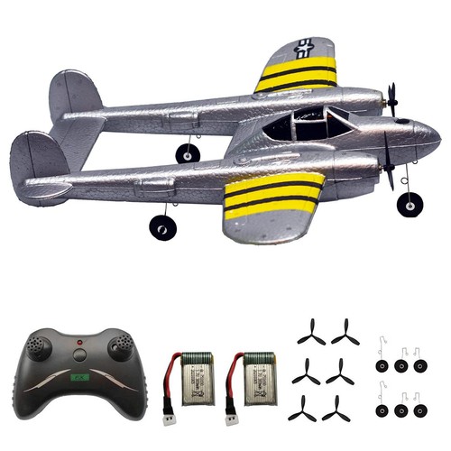 RC Plane Remote Control Airplane RTF 2.4GHz 2CH Radio Control P38 ...