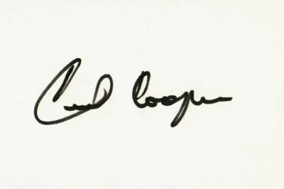 "Boston Red Sox" Cecil Cooper Hand Signed 3X5 Card COA | eBay