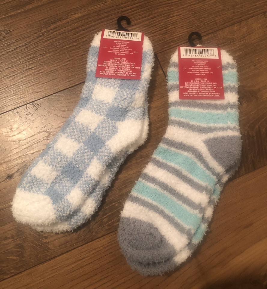 New With Tags Women’s SNUGADOO Super Soft Fuzzy Socks 2 Pair | eBay