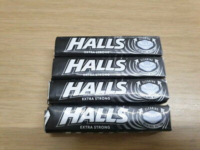 Halls Menthol Extra Strong 4 PACKS x 33.5g (JUST £6.99) FREEPOST | eBay UK