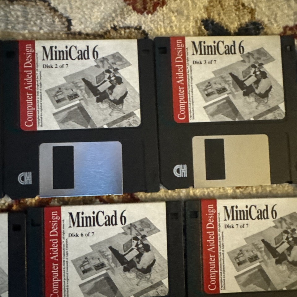 MiniCAD 6 COMPUTER AIDED DESIGN DRAFTING SOFTWARE WINDOWS DIEHL ...