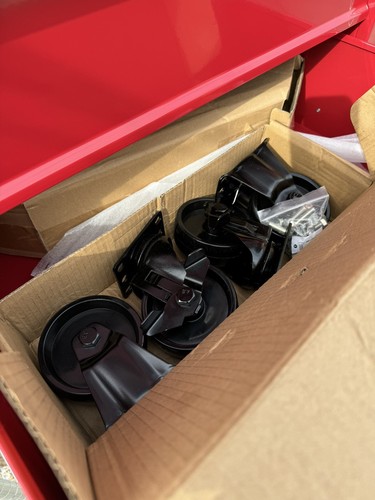 Kobalt 26.7-Inches W x 33” H 4 -Drawer Steel Rolling Tool Cabinet ( Red ...