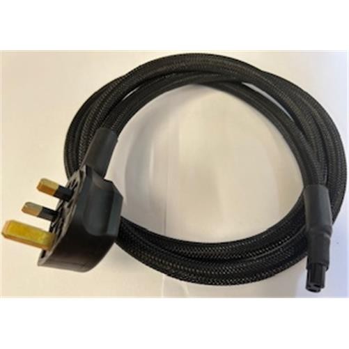 Merlin Cables Black Widow Mains Cable UK To Figure Of 8 1.0m - NEW OLD ...