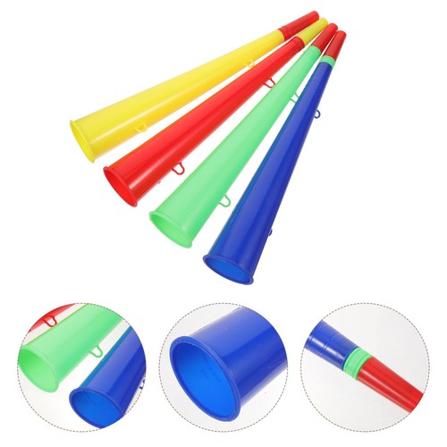 6PCS Bright Color Cheer Horn Plastic Trumpet For Concerts Parties | eBay UK