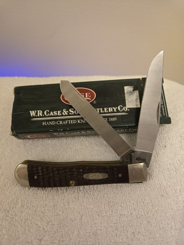 Case 2008 Brown Trapper. Model 6254. Comes With Box And Is In Great ...