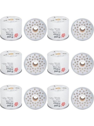 6 x Sakura Spin-On Fuel Filter FC-1702 fits Tata Safari 2.0 42FD TDi ...