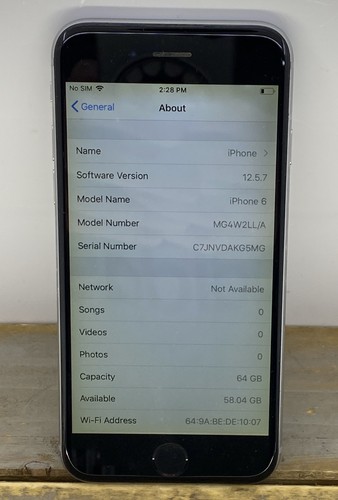 Apple iPhone 6 - 64 GB - Unlocked dim screen | eBay