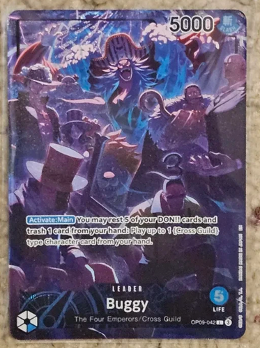 Buggy Leader OP09-042 One Piece TCG 2nd Anniversary Set English Version ...