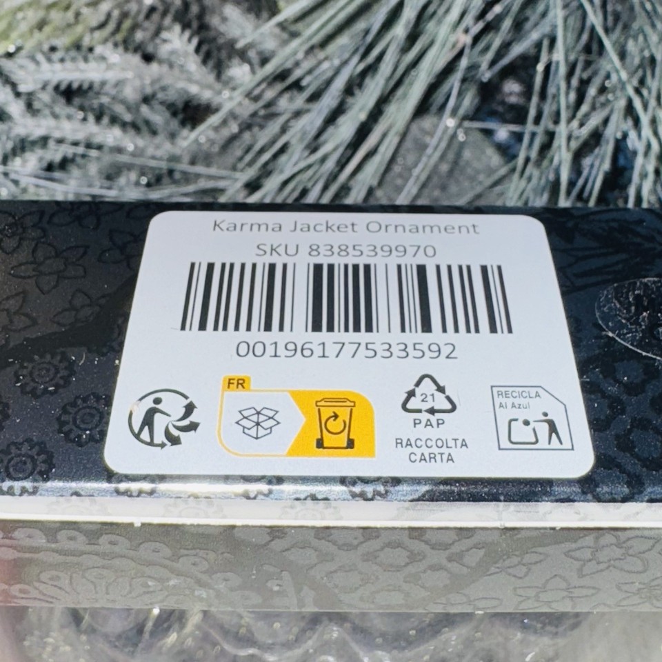 Taylor Swift Karma Jacket Ornament - Eras Tour - Holiday 2025 - READY ...