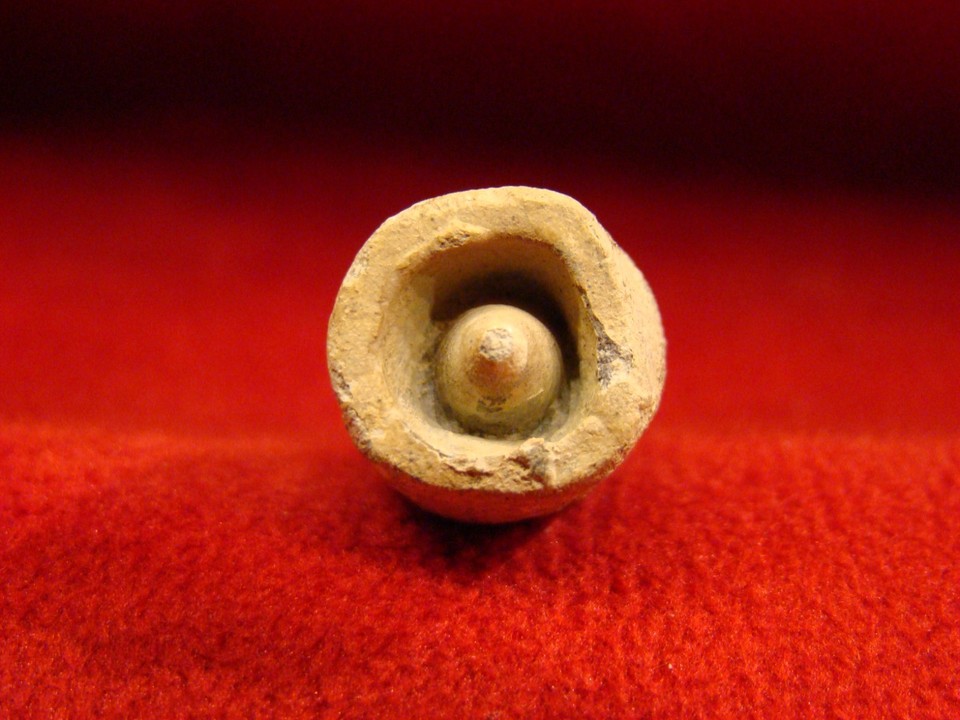 FIRED DIMMICK RIFLE BULLET FOUND AT CORINTH MS. BIRGE'S 66TH ILL ...