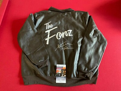 The Fonz, "Autographed", (JSA) Replica Jacket (Scarce / Vintage) Happy ...