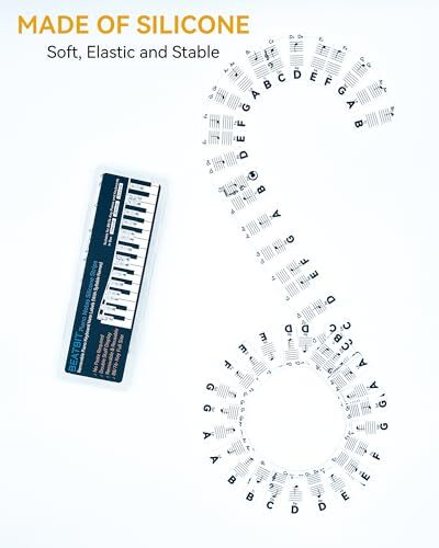 Piano Note Strips with Solfege (Do Re Mi…), Fit 88/76 Key Piano 88Key ...